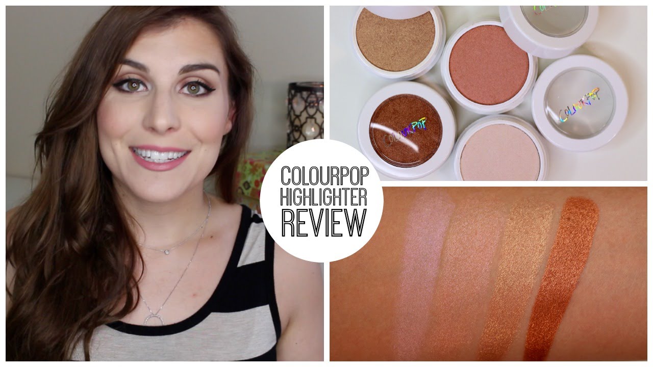 Colourpop Highlighters Review! | Bailey B. - YouTube