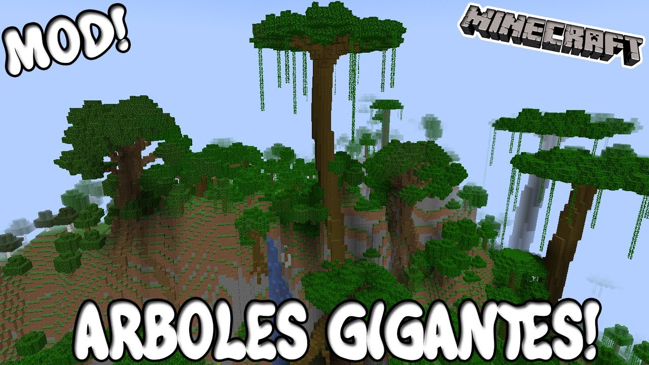 ÁRBOLES GIGANTES! Minecraft 1.19.2 MOD TAN'S HUGE TREES! - YouTube