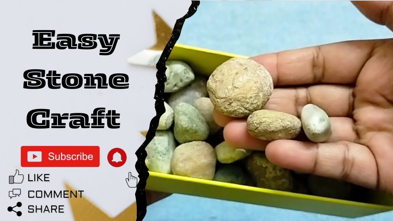 DIY Stone Craft Idea Creative DIY Stone Craft Home Decor @bwiseconcepts ...