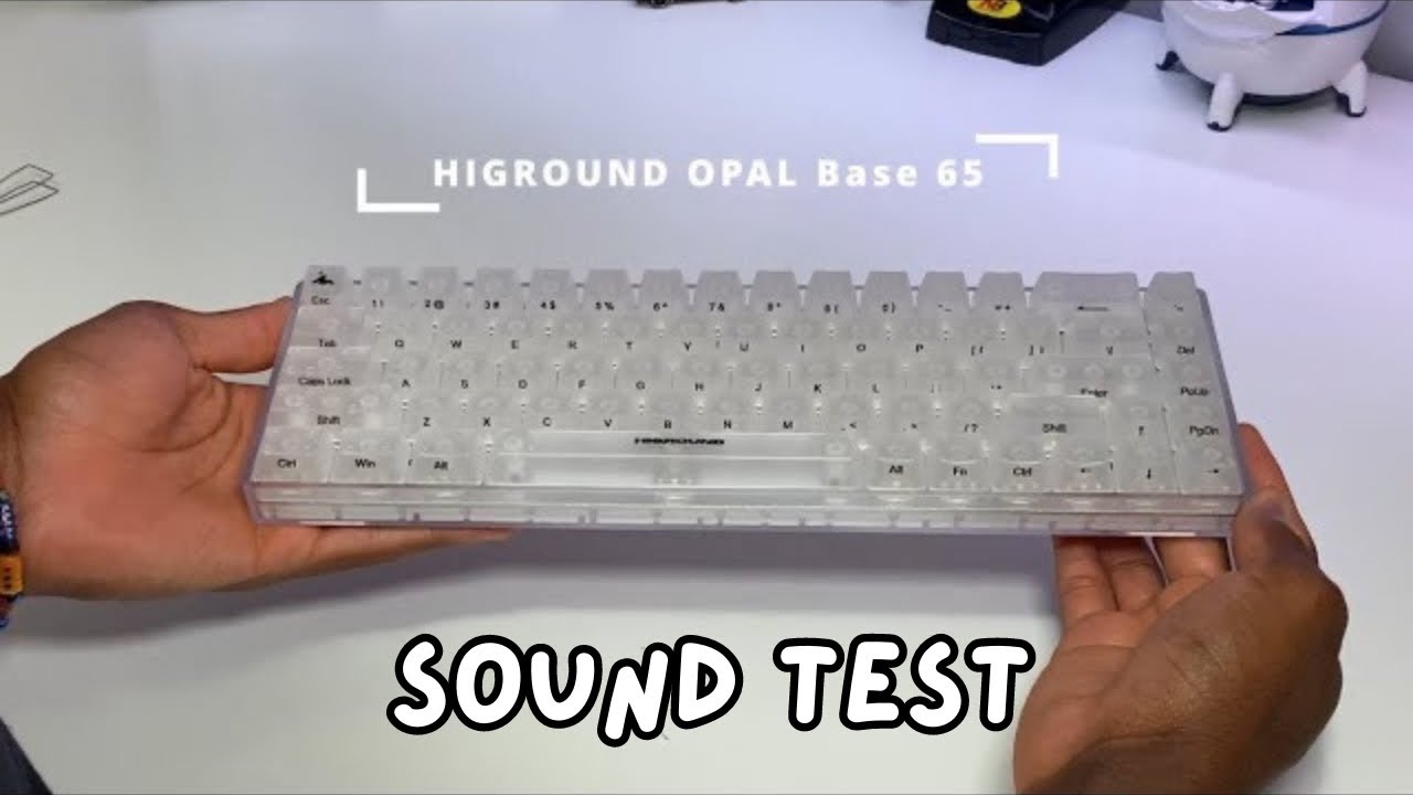 Quiet Keyboard? Lubed Silent Glacier Switches Sound Test - Higround ...