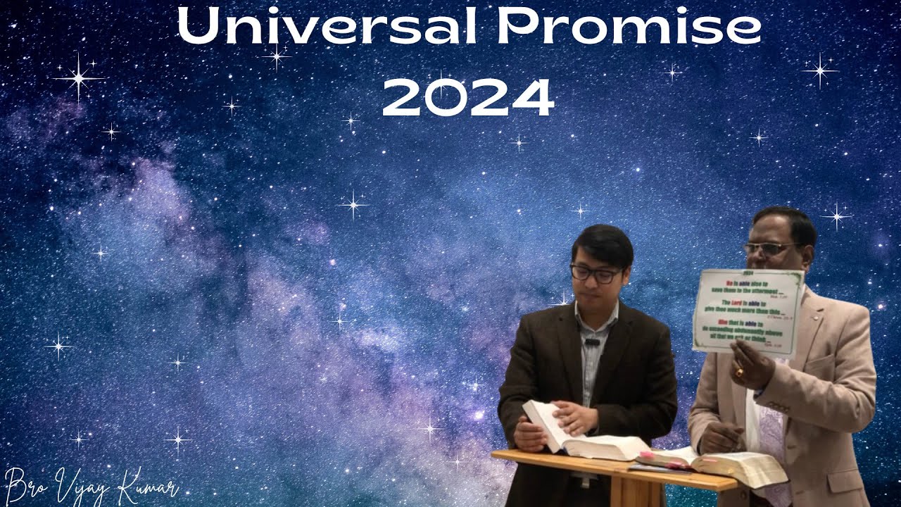 Universal promise 2024|#english and #nepalese Christian Message| Bro ...