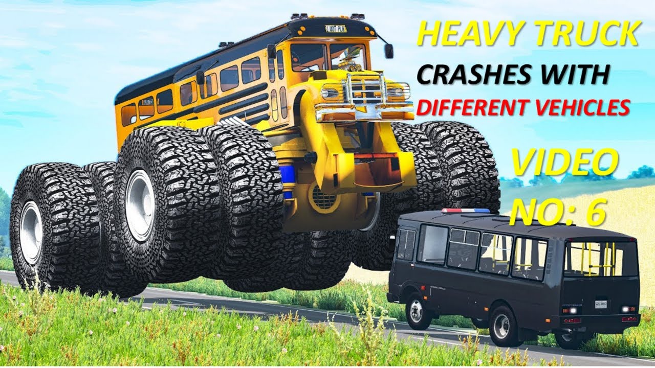 HEAVY TRUCK CRASHES WITH DIFFERENT VEHICLES | ACCIDENTAL MOMENTS - YouTube