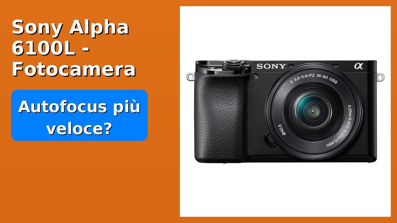 RECENSIONE (2025) : Sony Alpha 6100L - Fotocamera Mirrorless. DETTAGLI ...