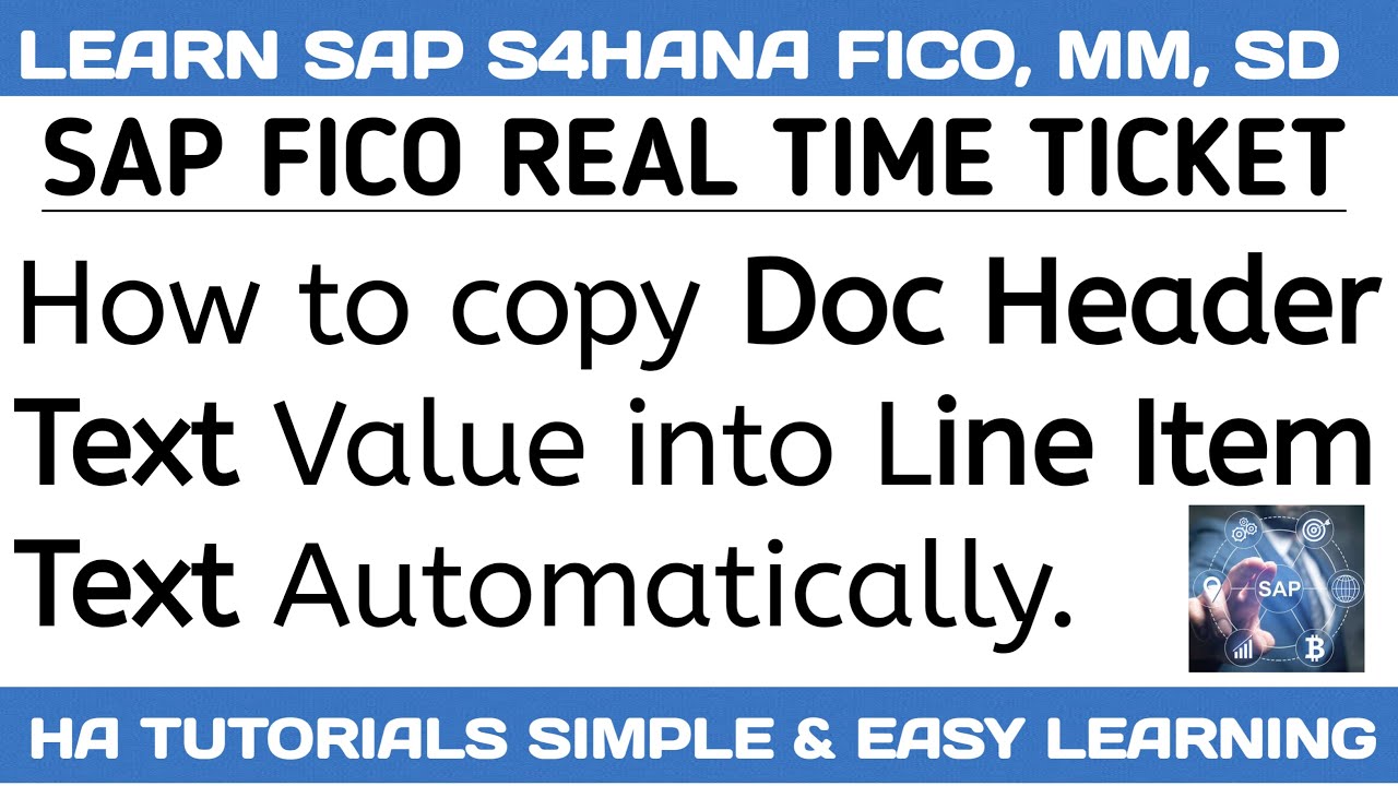 How to copy Document Header Text into Line-Item Text Automatically ...