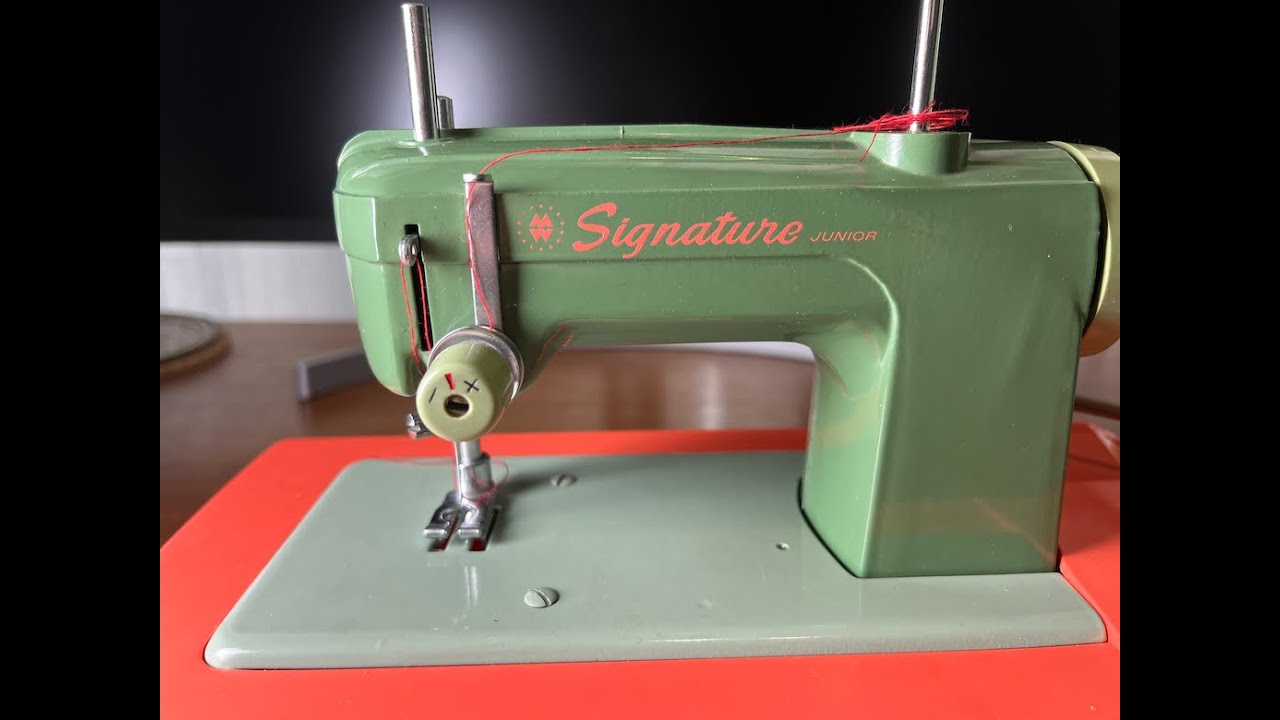 Montgomery Ward Signature Junior Toy Sewing Machine - YouTube