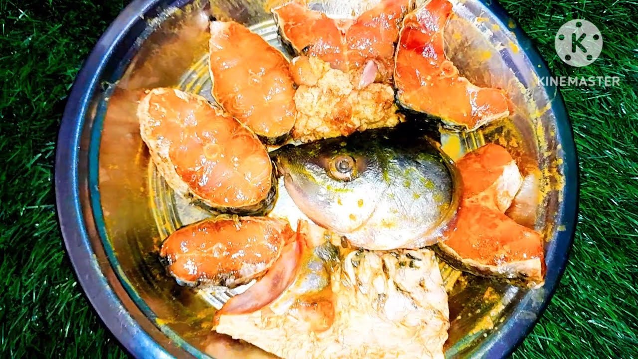 Rui fish recipe विलेज village style cooking - YouTube