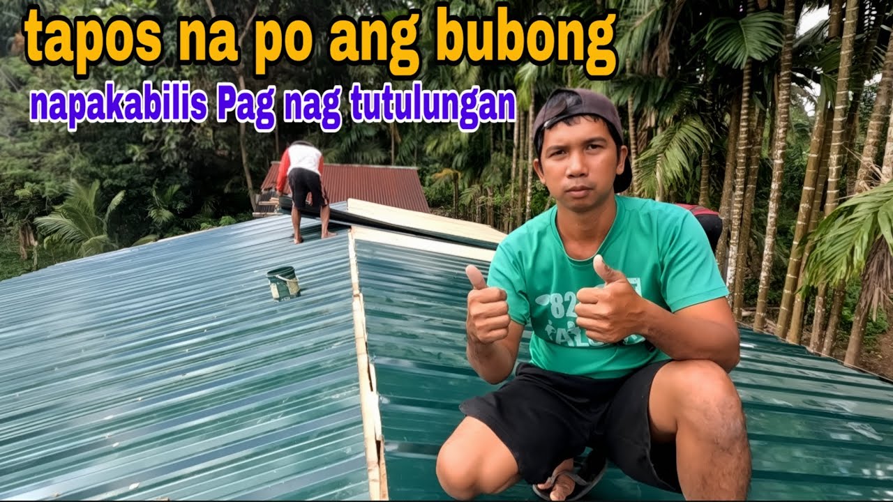 Tapos na po mag repair ng bubong ito na ang naging resulta - YouTube