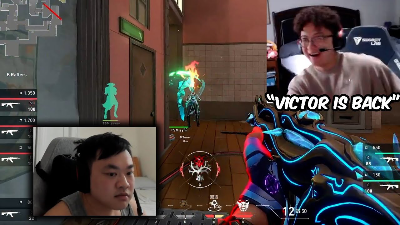 Shanks Reacts To Victor Insane 4k Against TSM In VCT Challengers - YouTube