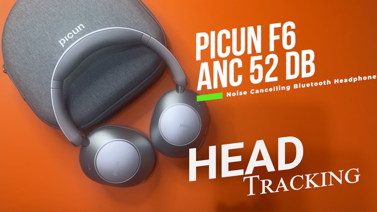 Идеальный звук Picun F6 с Head Tracking, 52 dB ANC и Bluetooth 5.4 в ...