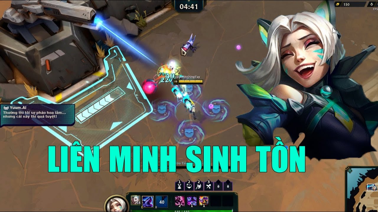 Liên Minh Sinh Tồn: Jinx Clear Map Vùng Ngoại Ô | Chế độ mới của LOL ...