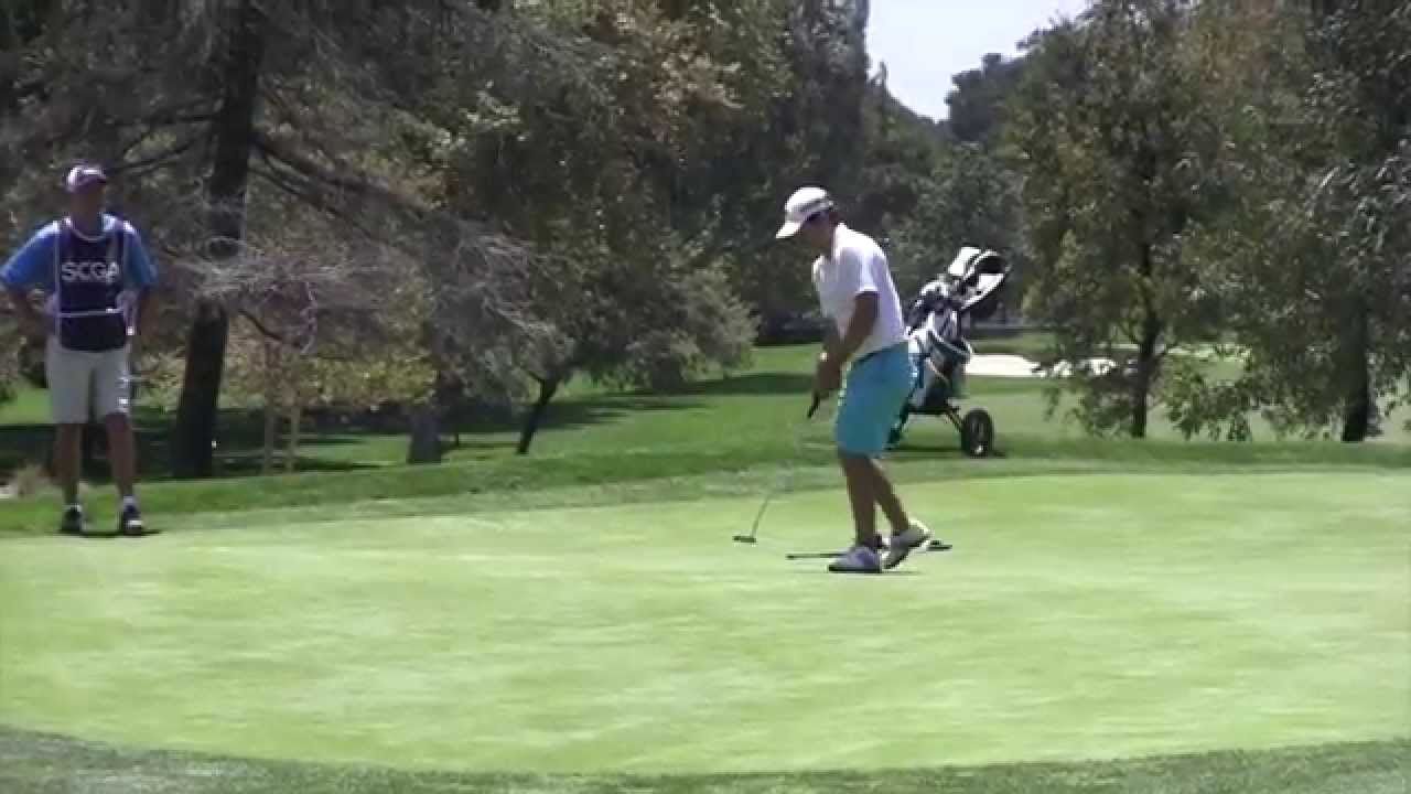 Jonathan Sanders reacts to 2015 SCGA Amateur Championship third round ...