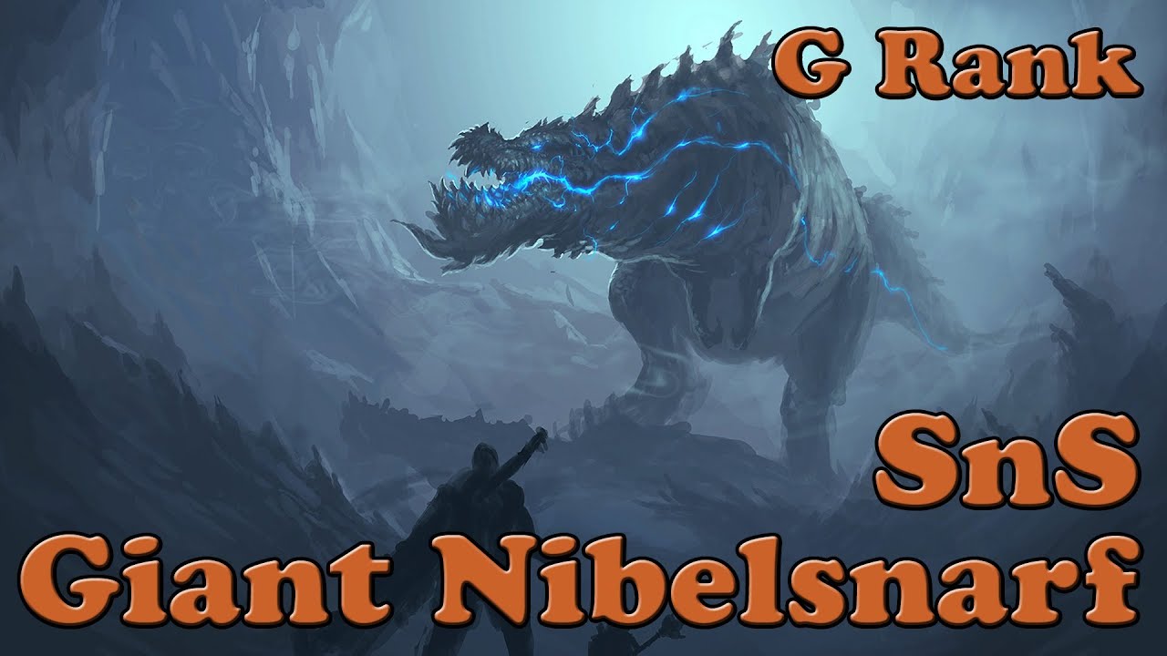 Monster Hunter 3 Ultimate - Giant Nibelsnarf, G Rank [4P] [SnS] - YouTube
