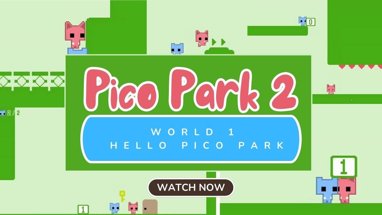 Pico Park 2 -- World 1 --- Hello Pico Park! - YouTube