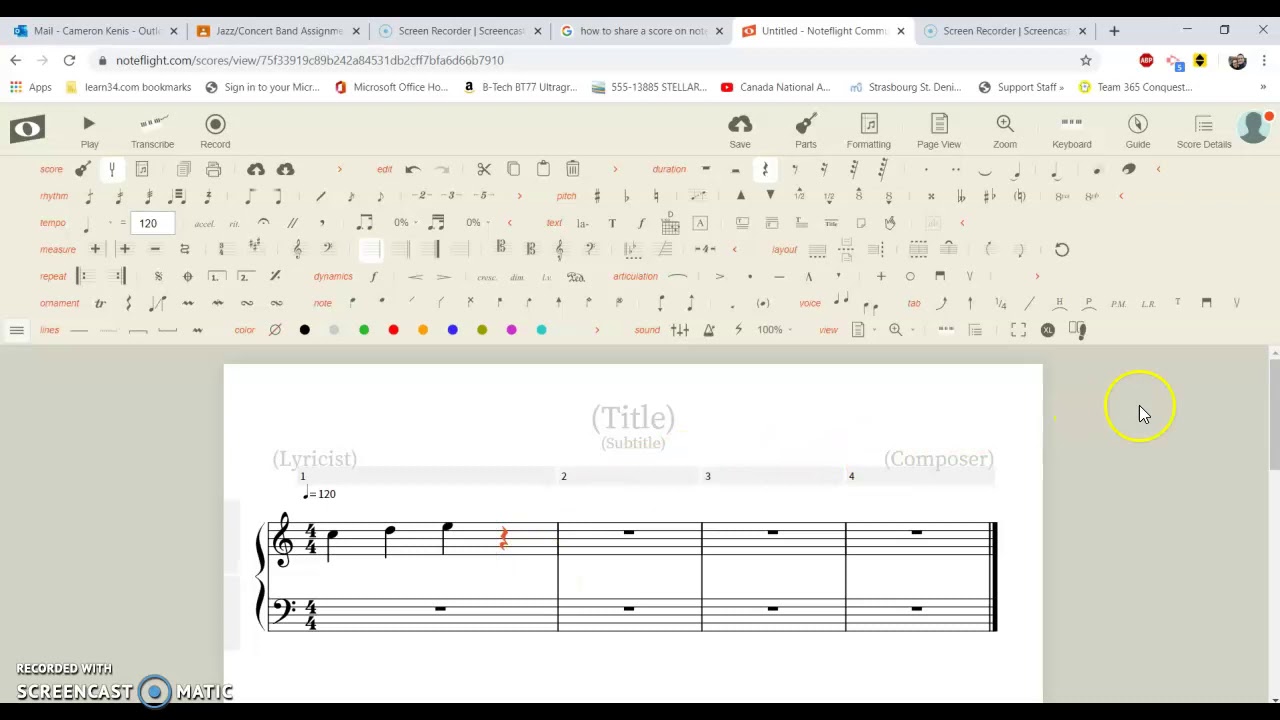 Choir Composition Assignment #1 - YouTube