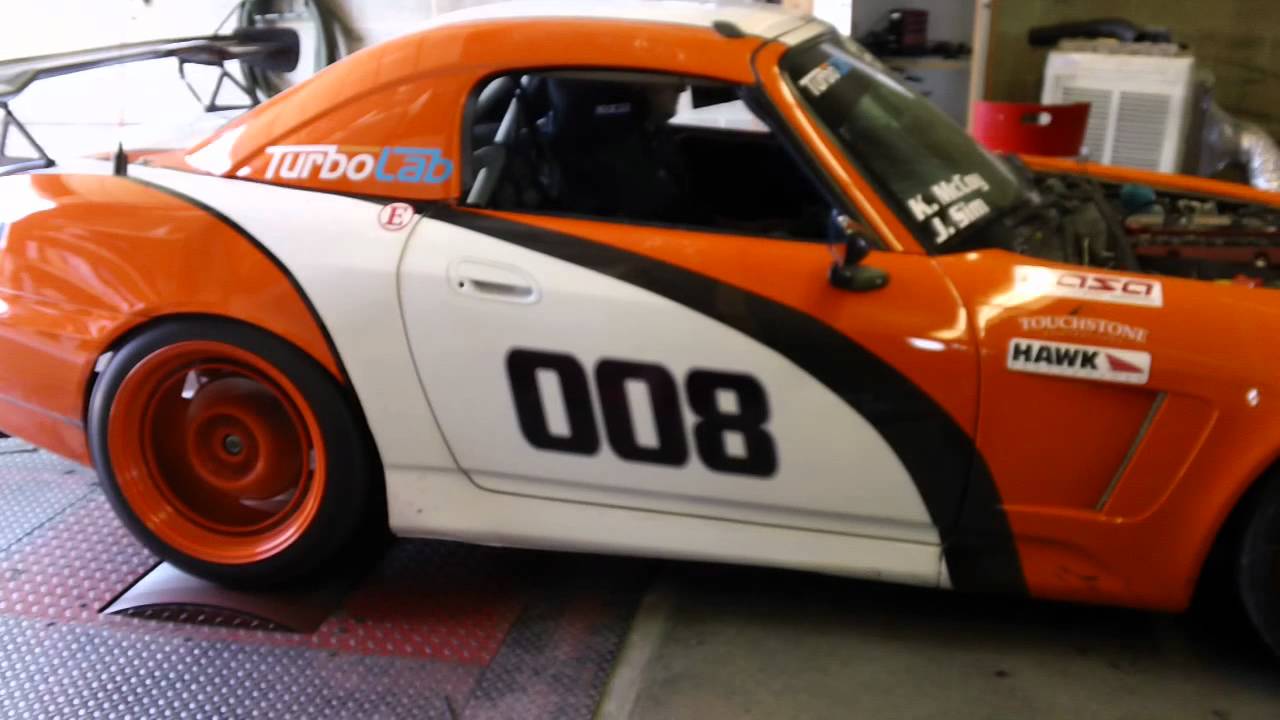 Honda S2000 dyno testing 237whp N/A Turbo Lab - YouTube