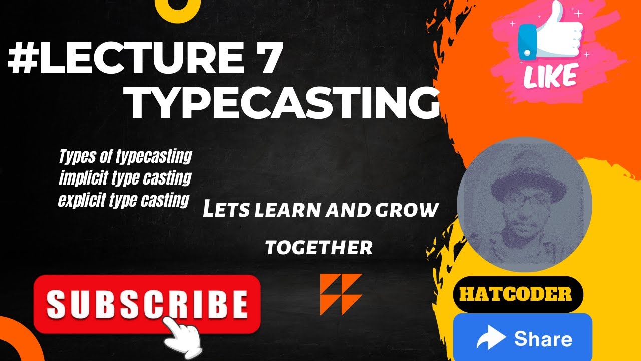 Lecture7 Typecasting In Java Java Typecasting Code Programming 1479