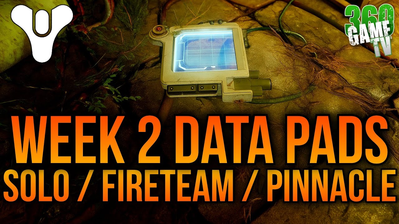 All 15 Data Pad Locations Week 2 Guide - Solo Ops / Fireteam Ops ...