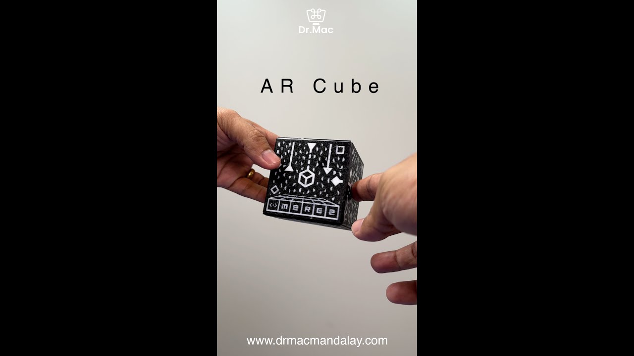 3D Printed Augmented Reality Cube - YouTube