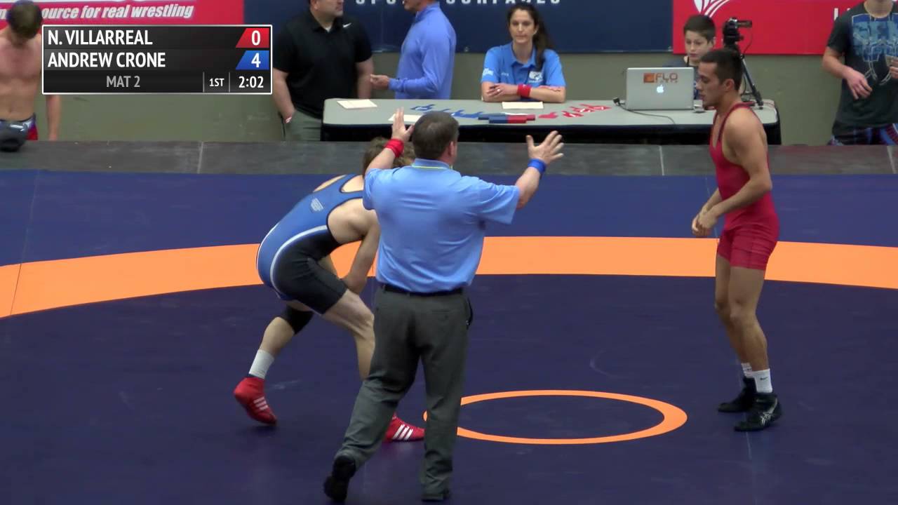 66kg r1, Andrew Crone, Wisconsin vs Nicholas Villarreal, Sunkist Kids ...
