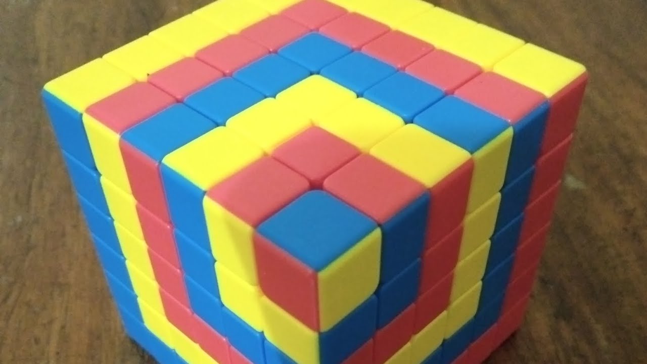 How to make this Pattern in 6x6 Rubik's Cube - YouTube