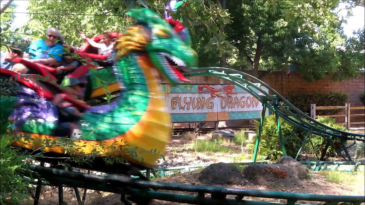 Rides at Funderland Amusement Park - Sacramento, California - YouTube