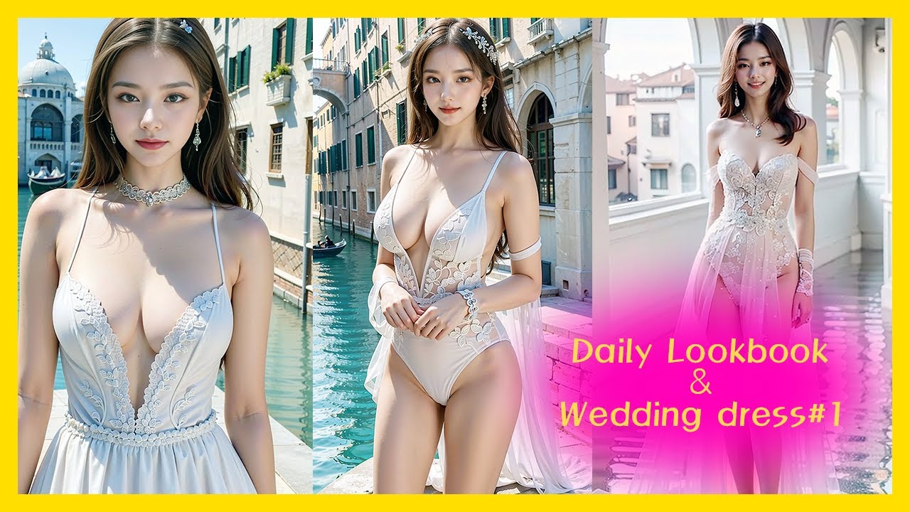 [4K AI] AI Lookbook | Wedding Dress#01 - YouTube