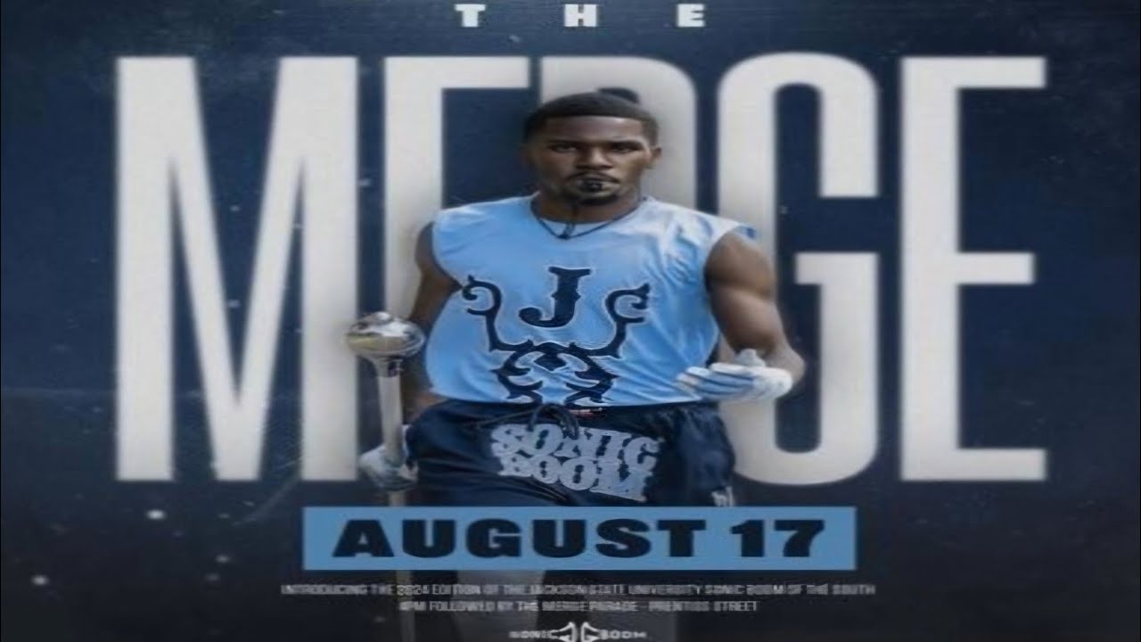 Jackson State Sonic Boom of the South Freshmen March In The Merge 2024 ...