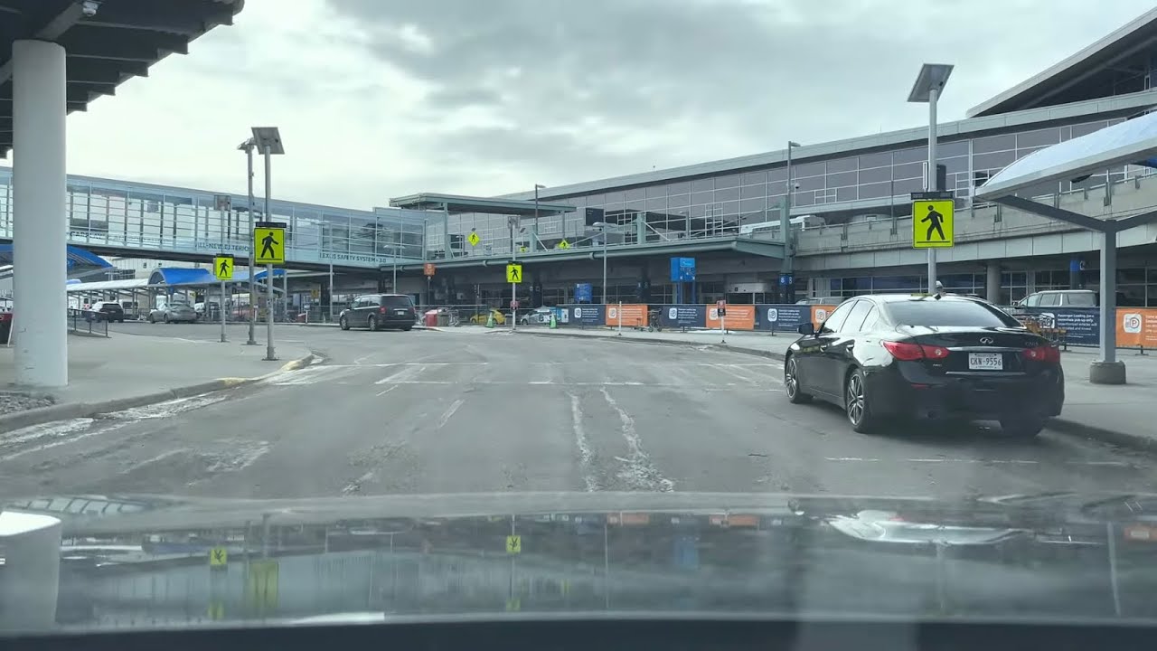 Driving エピソード 5 Edmonton Airport YEG to Downtown. - YouTube