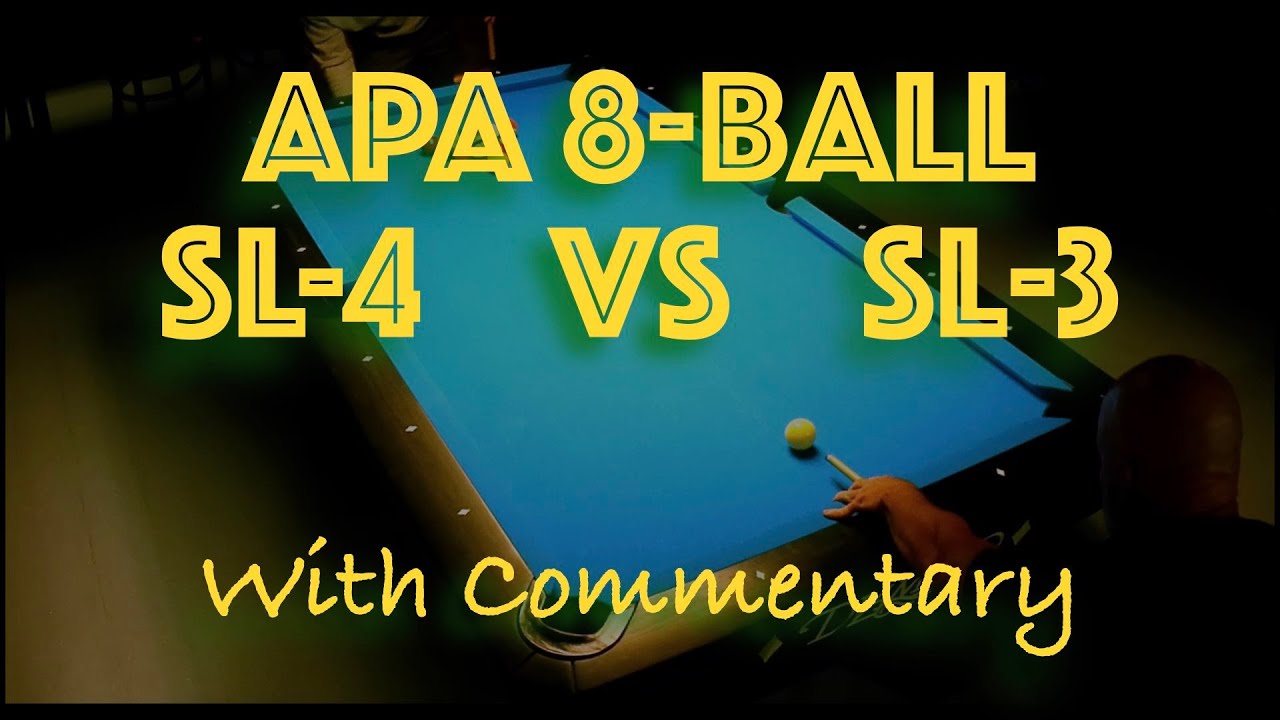 APA 8-Ball Match! SL 4 vs SL......3?! - YouTube