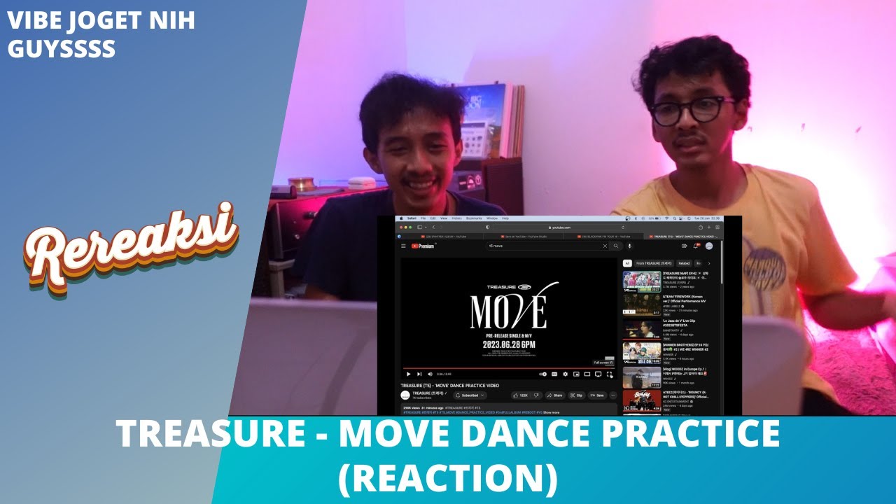 TREASURE - MOVE DANCE PRACTICE VIDEO (REACTION) - YouTube