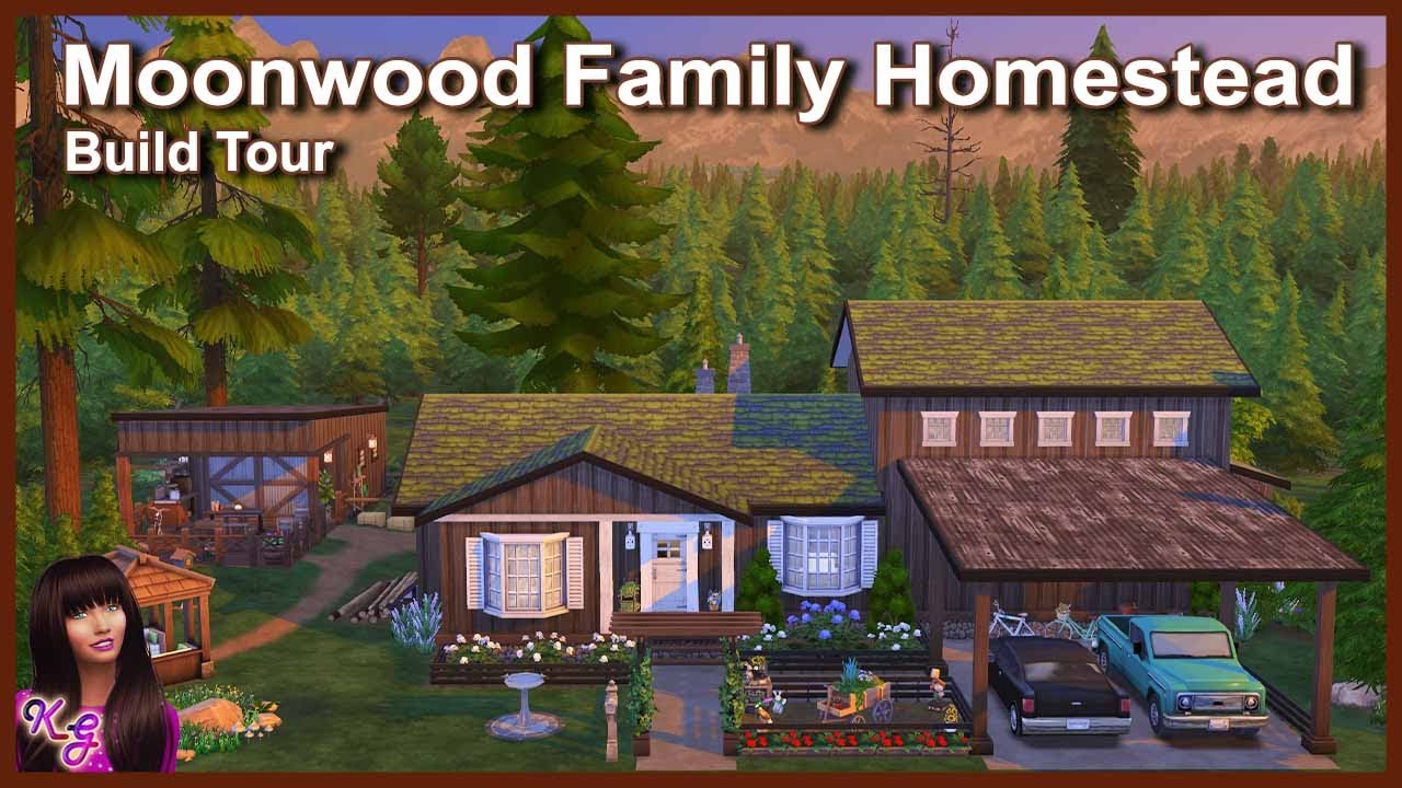 Moonwood Family Homestead Build Tour - YouTube