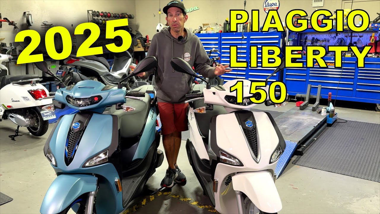All New 2025 Piaggio Liberty 150 Robot's First Look - YouTube
