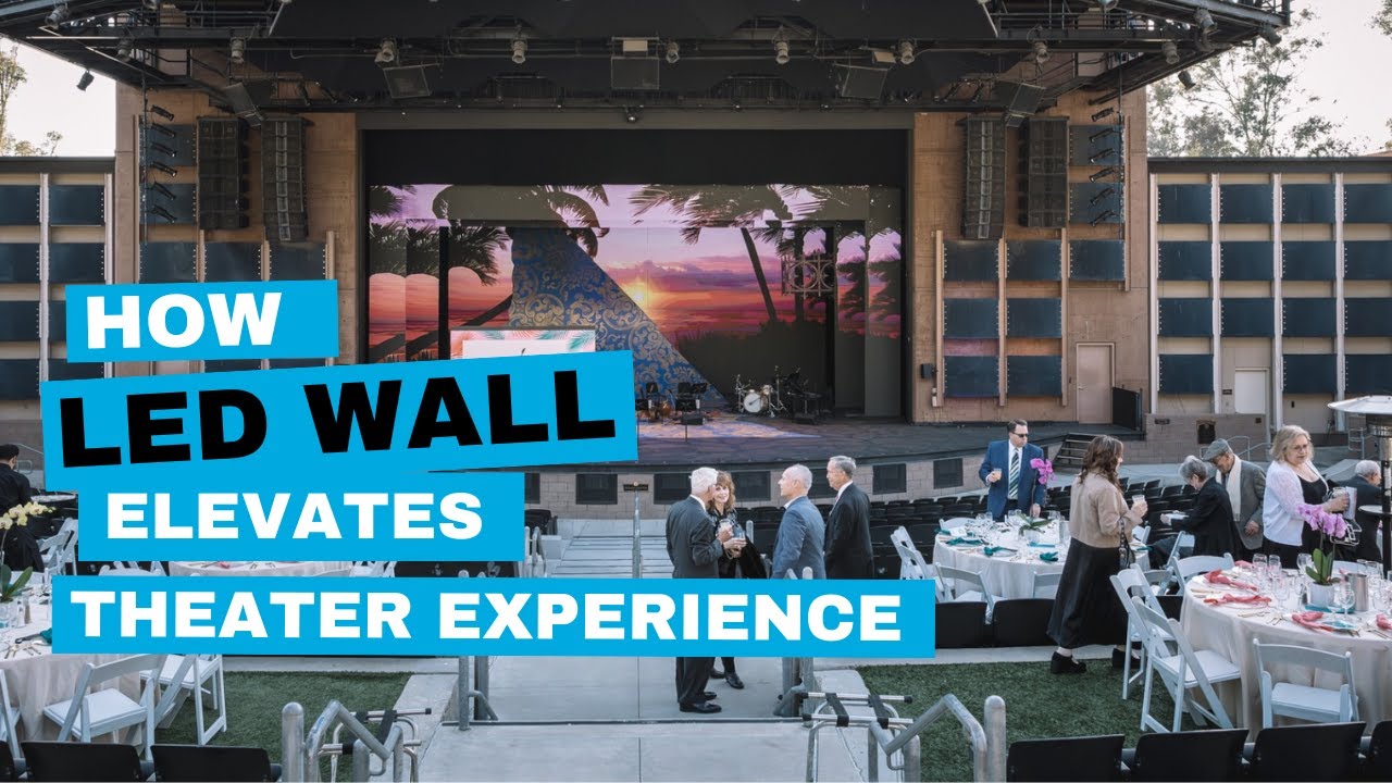 Must-See LED Wall at Moonlight Amphitheater! - YouTube