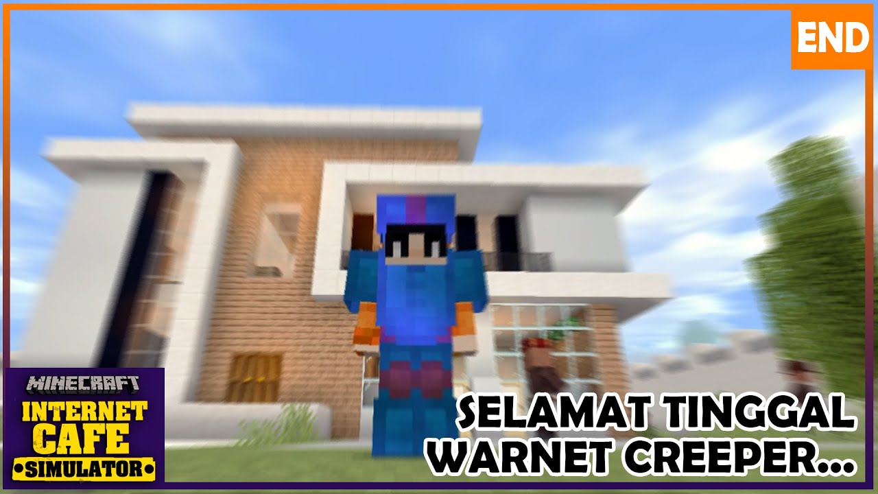 SAATNYA PENSIUN DARI PENJAGA WARNET CREEPER! | Minecraft Internet Cafe ...