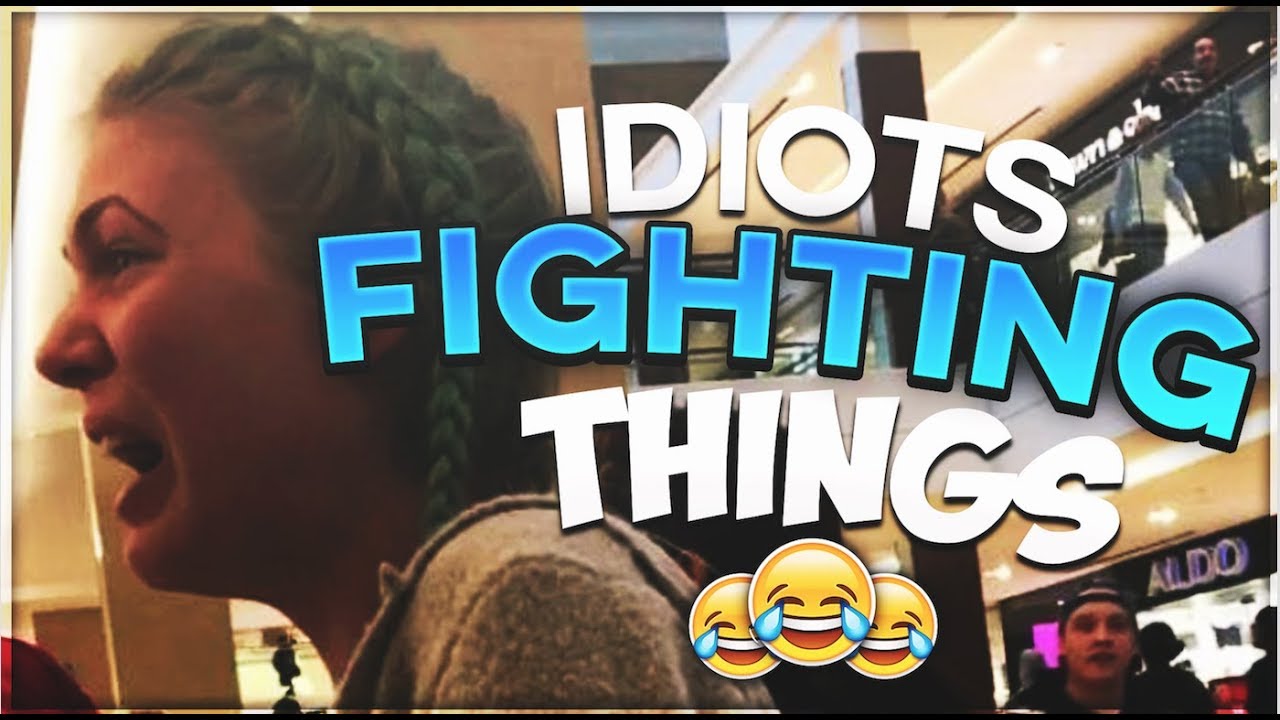 IDIOTS FIGHTING THINGS COMPILATION!!! / INSANE PUBLIC FREAKOUTS 😂😂😂 - YouTube