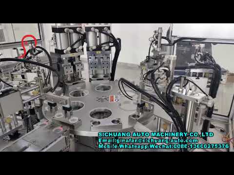 Euro cap （Ø35） assembly machine, Infusion caps assembly machine, - YouTube