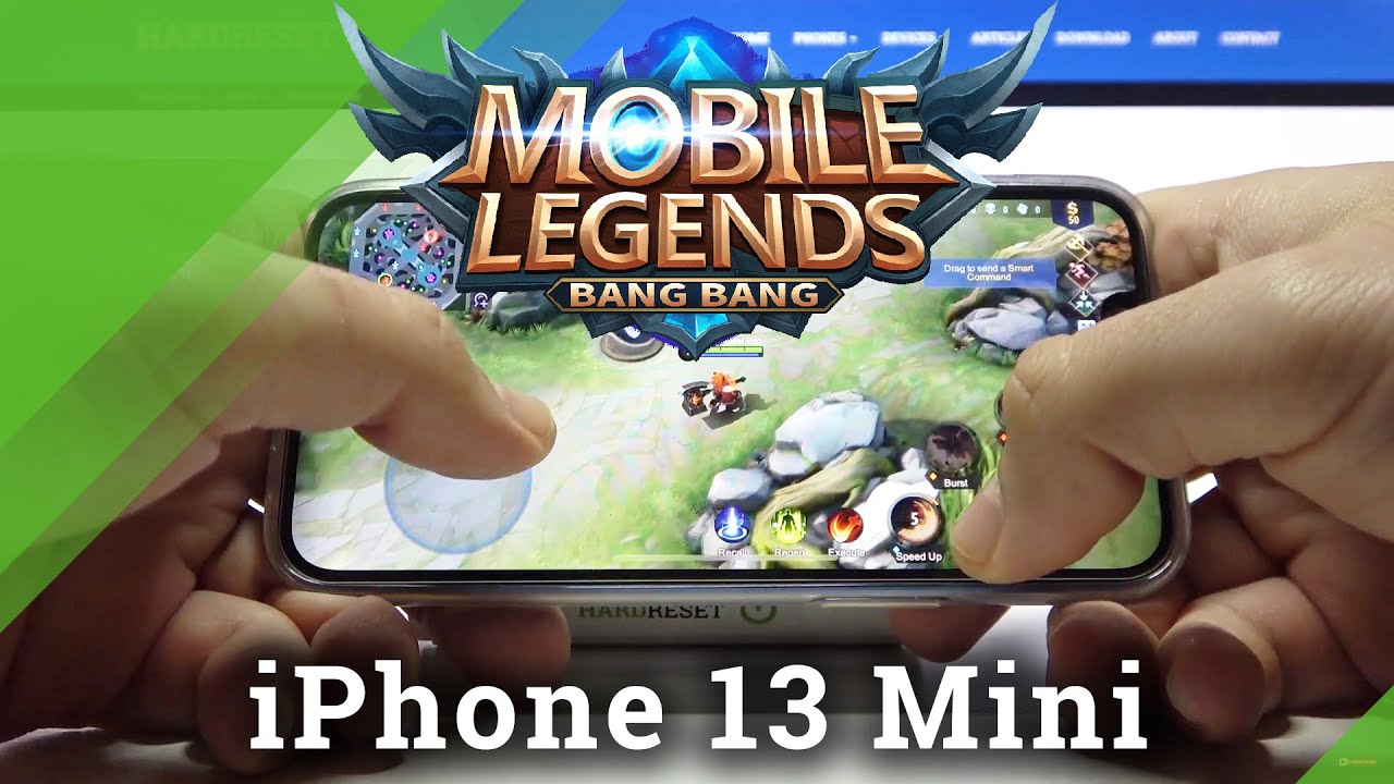 Performance Test of iPhone 13 Mini - Mobile Legends Gameplay - YouTube