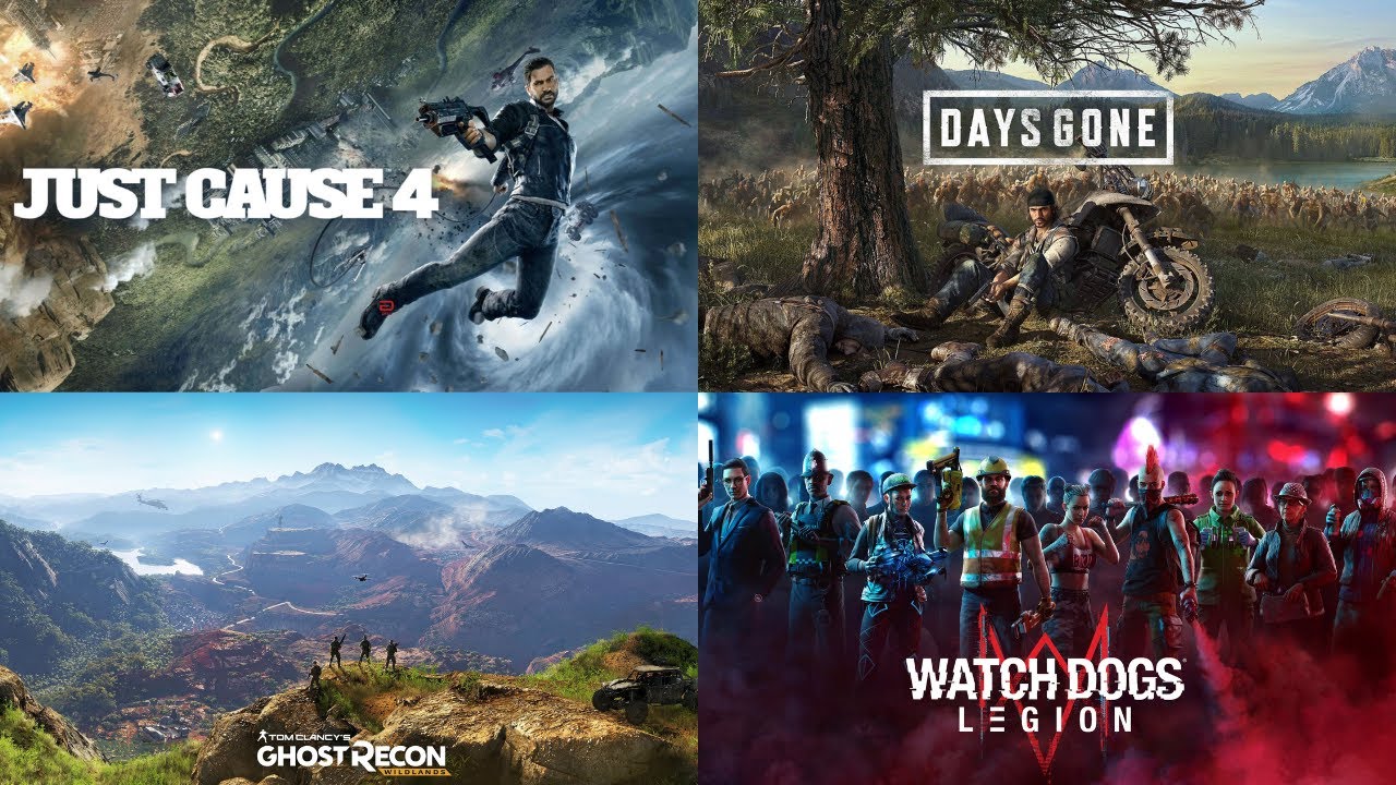 Just Cause 4 - Days Gone - Tom Clancy's Ghost Recon Wildlands - Watch ...