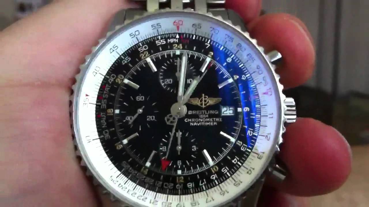 Breitling Navitimer World - YouTube