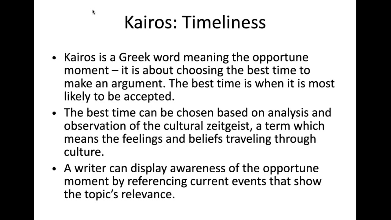 Logical Fallacies, Kairos and Audience-Based Reasons - YouTube