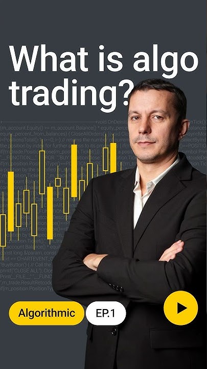 Let’s dive into the fundamentals of Algorithmic Trading 🙌 - YouTube