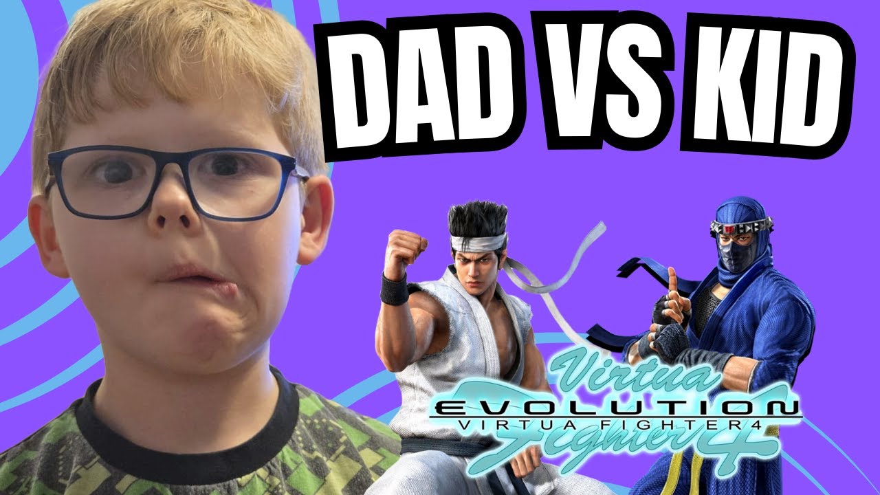 Son DESTROYS Dad in Virtua Fighter 4 Evolution! - YouTube