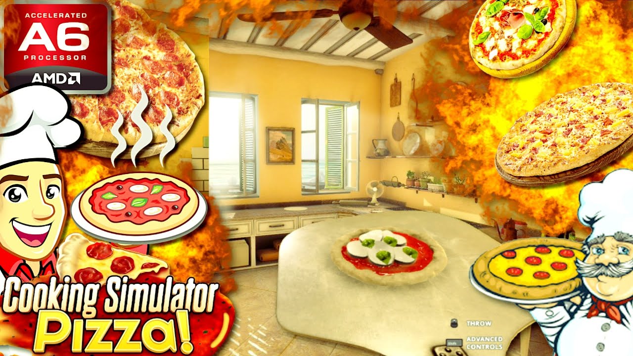 Cooking Simulator: Pizza (AMD A6, Radeon R4 Graphics) Low End PC (512MB ...
