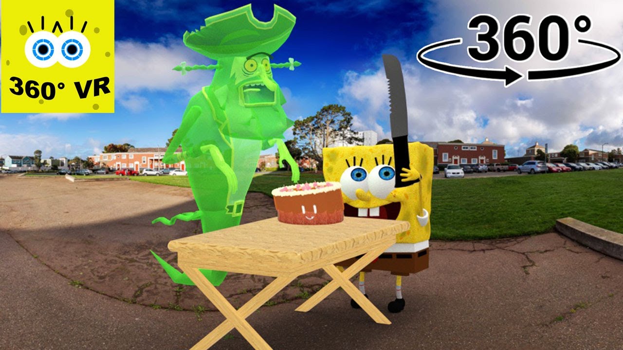 SpongeBob 360° VR | Cake Ghost - YouTube