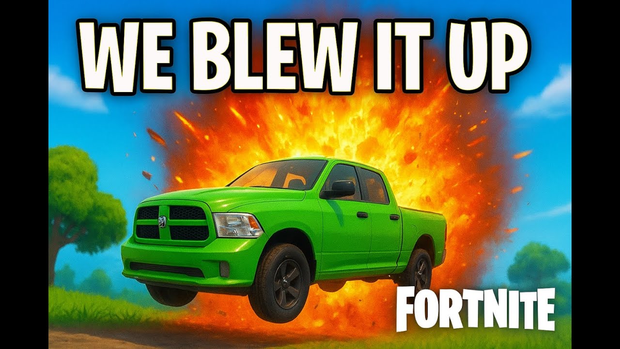 WE BLEW IT UP!! Fortnite - YouTube