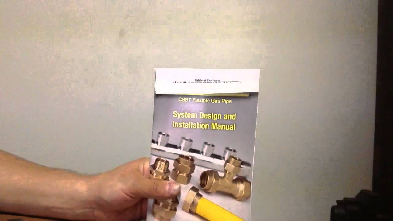 DIY corrugated stainless steel tubing CERTIFICATION csst - YouTube