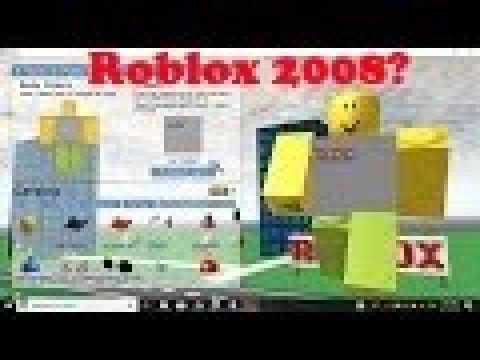 How To Play Roblox 2008! - YouTube
