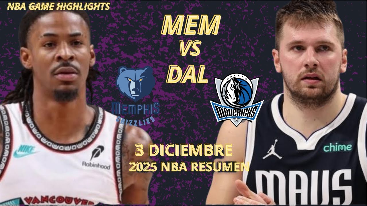 Dallas Mavericks vs Memphis Grizzlies Resumen Completo del Partido | 3 ...