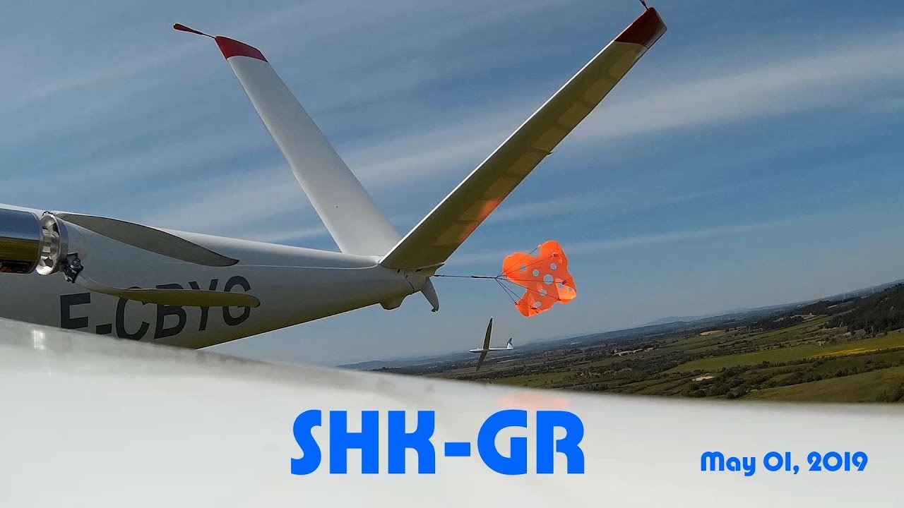 Rc Glider - SHK-GR Landing of the first flight - YouTube