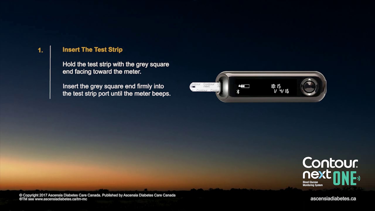CONTOUR® NEXT ONE - Blood Sugar Testing - YouTube